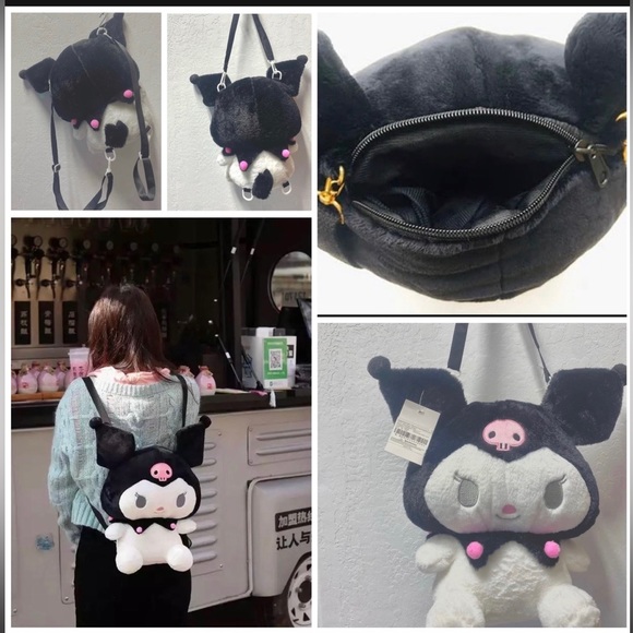 Sanrio | Bags | Sanrio Kuromi Plush Backpack | Poshmark